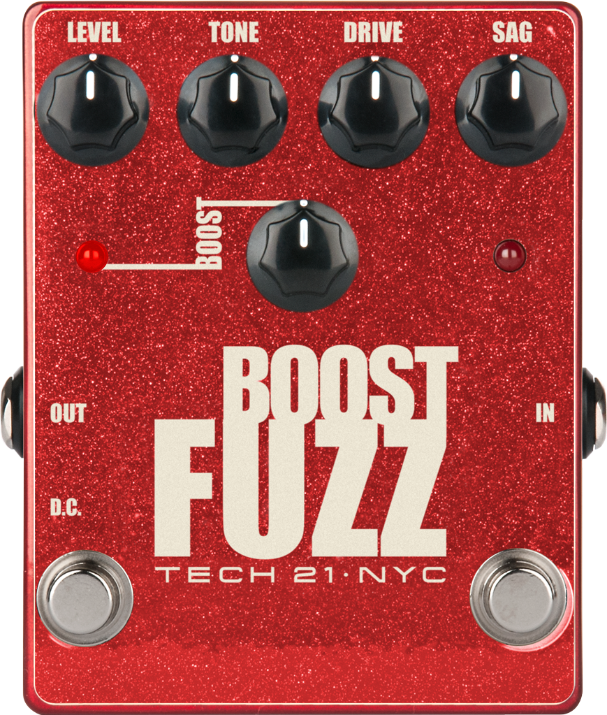 Tech 21 Boost Fuzz Pedal Metallic Series – Classic Guitars and Amps